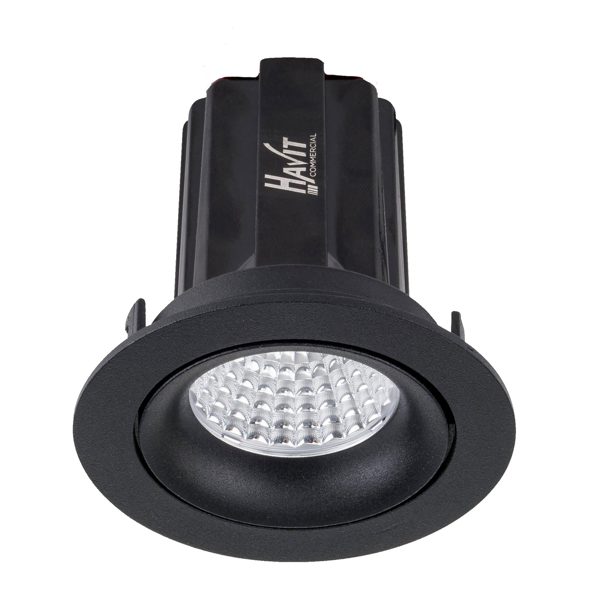 Hcp 81250213 Black Round Tilt 13w Dali Tunable Recessed Led Downlight