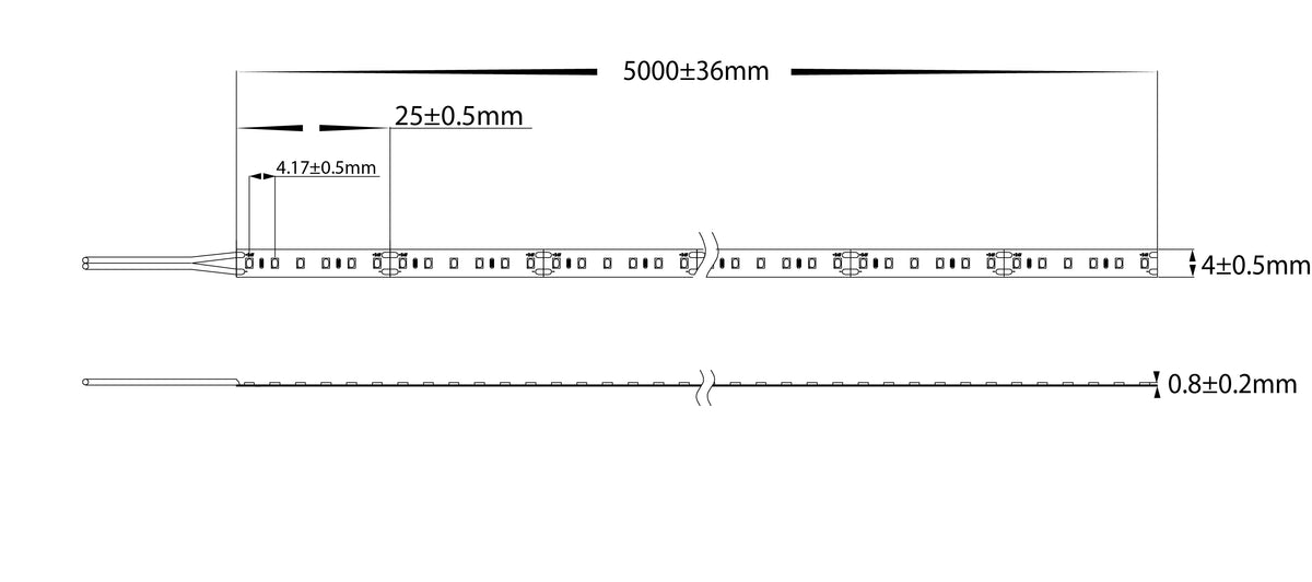 HCP-3125485 - 4.8W 24v DC 240LED 5000k IP20 Micro LED Strip – Havit ...
