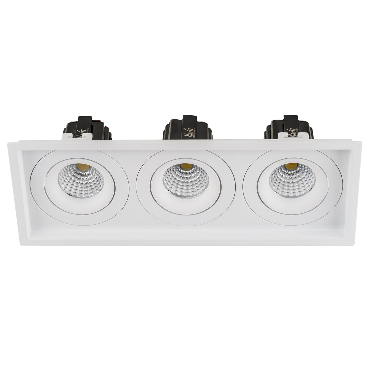 HCP-81351213 - White Rectangle Tilt 3x13w Dali Tunable Recessed LED Do ...
